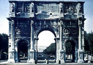 Konstantinsbogen - Triumphbogen des Konstantin, Rom