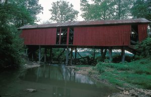 Neils Red Covered Bridge, Garards Fort