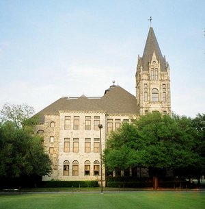 Administration Building and Mood Hall [Southwestern University]