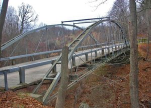 Whipple Cast and Wrought Iron Bowstring Truss Bridge, Albany